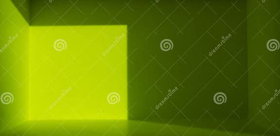 Refraction of Light and Shadow, Green, Fresh Inside the Building of ...