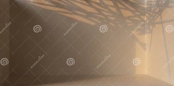 Refraction of Light and Shadow in Rooms with Free Space Stock Photo ...
