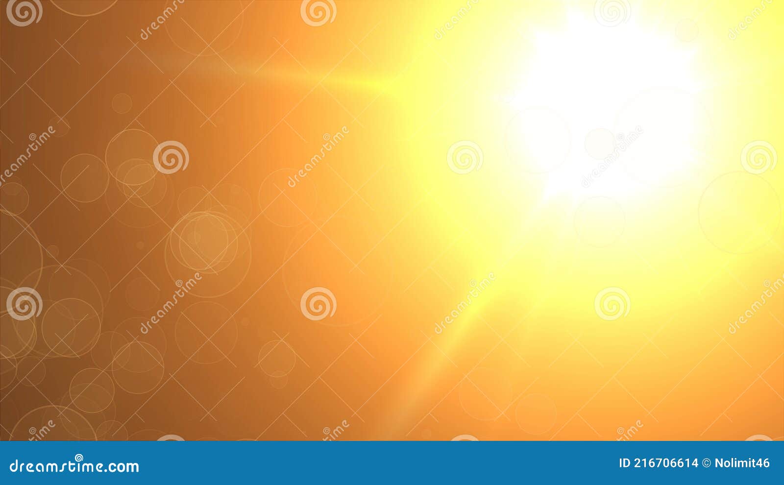 Refraction Of Light Of Warm Sun - Rays, Sky And Flying Particles ...