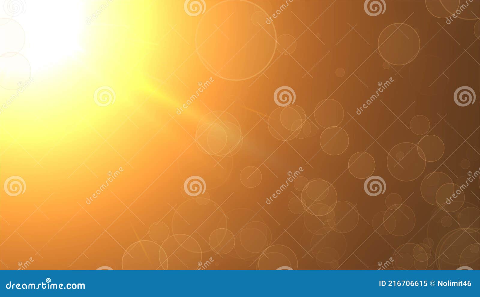 Refraction of Light of Warm Sun - Rays, Sky and Flying Particles ...