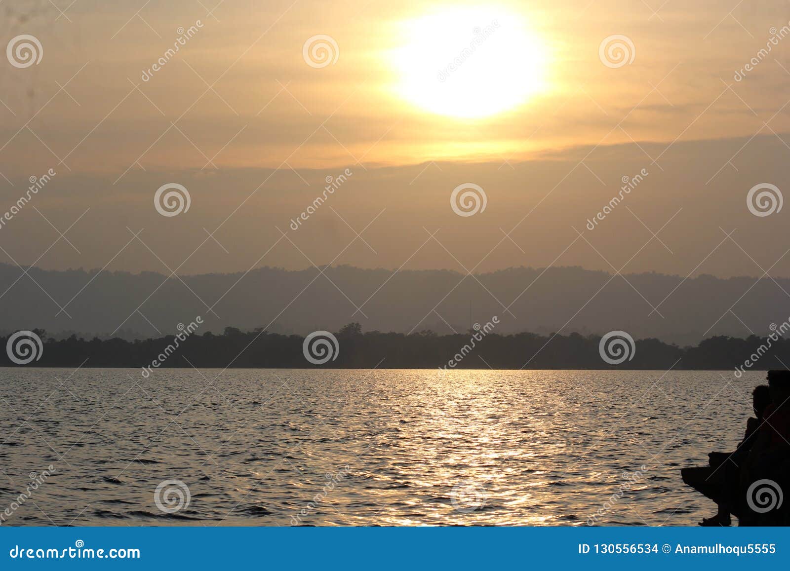 Refraction at Sunrise & Sunset Stock Photo - Image of sunset ...
