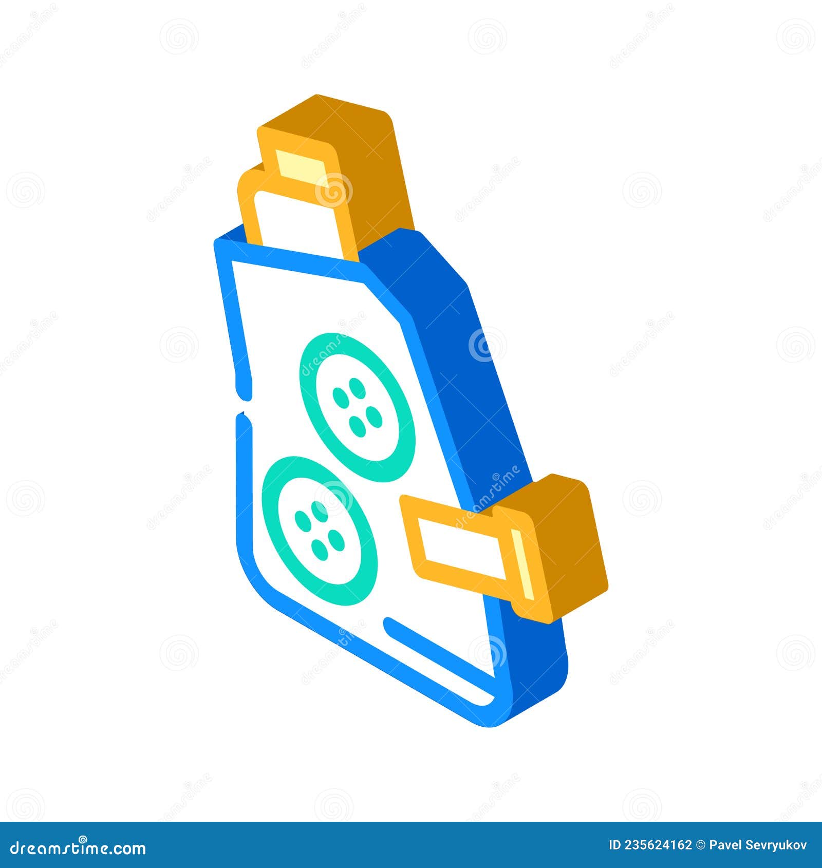 Refractometer Lab Equipment Isometric Icon Vector Illustration Stock ...