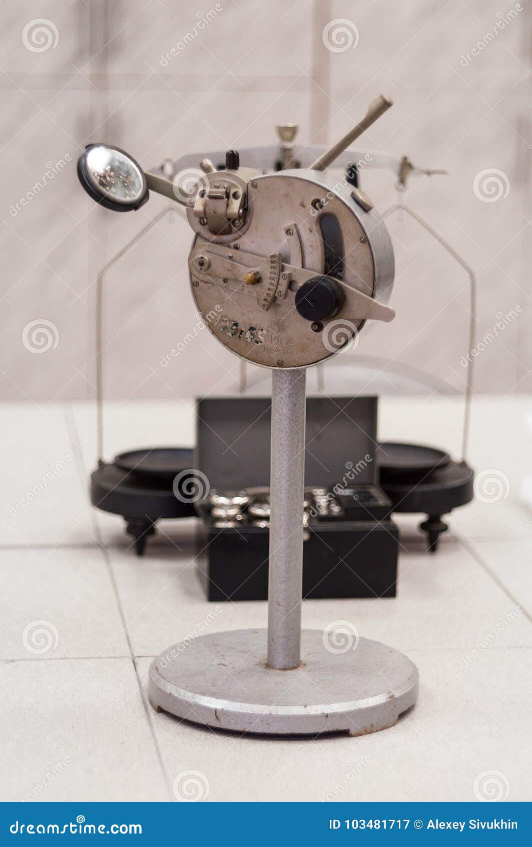 Refractometer old vintage stock image. Image of battery - 103481717