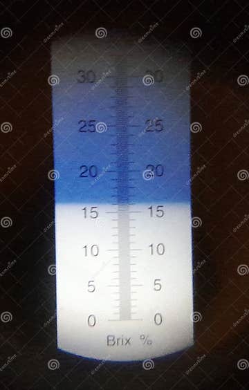 Refractometer Sweetness Level Measuring Device Stock Photo - Image of ...