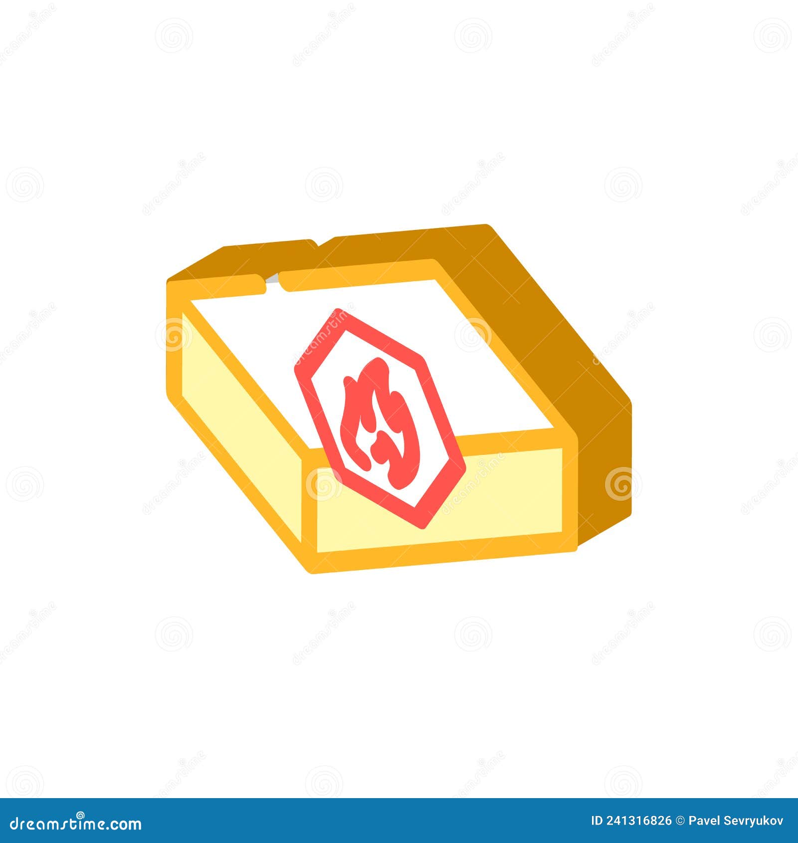 Refractory Brick Isometric Icon Vector Illustration Stock Vector ...