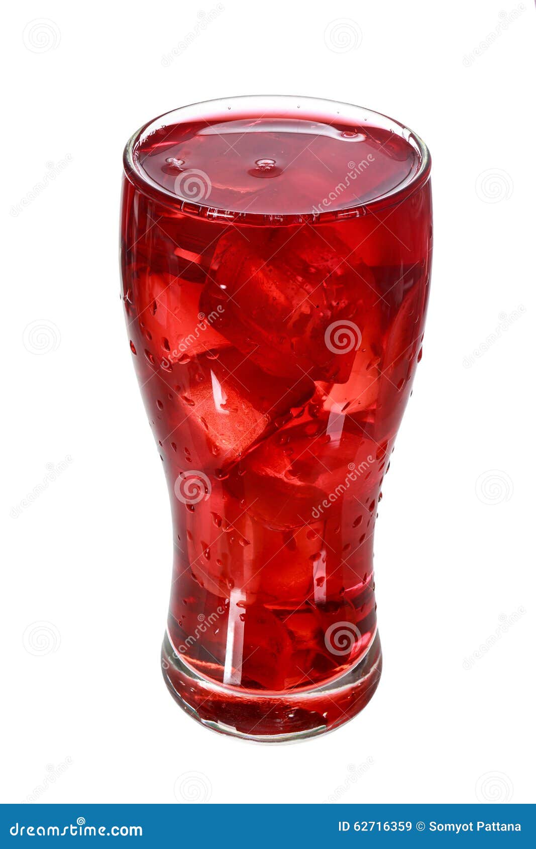 Refresco rojo imagen de archivo. Imagen de hojas, hielo - 62716359
