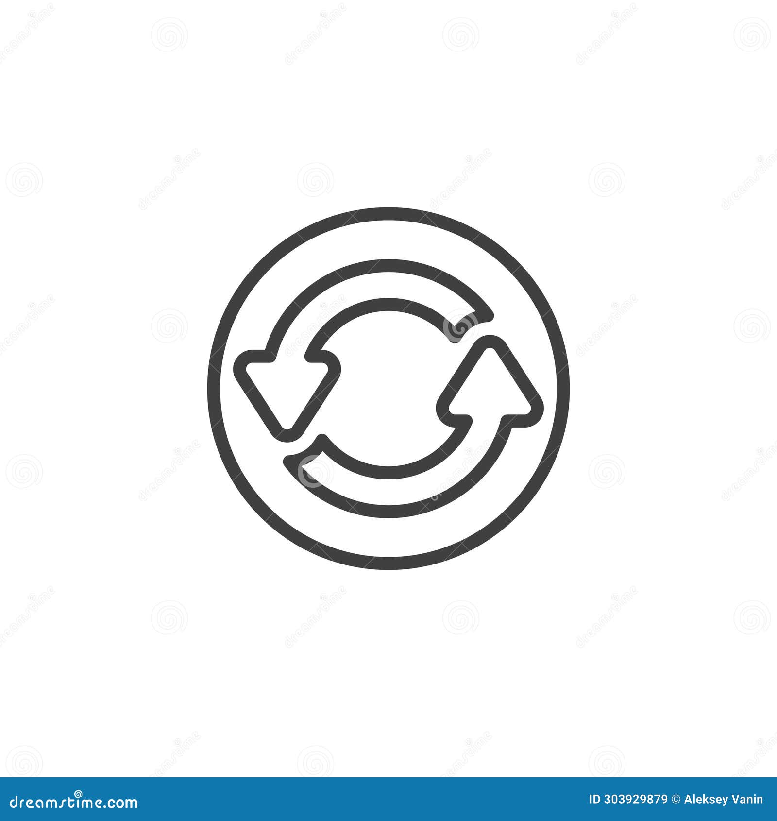 Refresh Button, Refreshing Badge, Restart Button, Reboot Sign ...