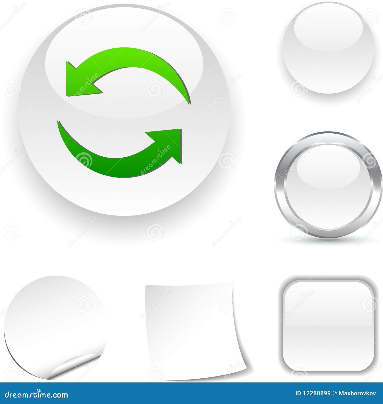 Refresh Icon. Royalty Free Stock Images - Image: 12280899