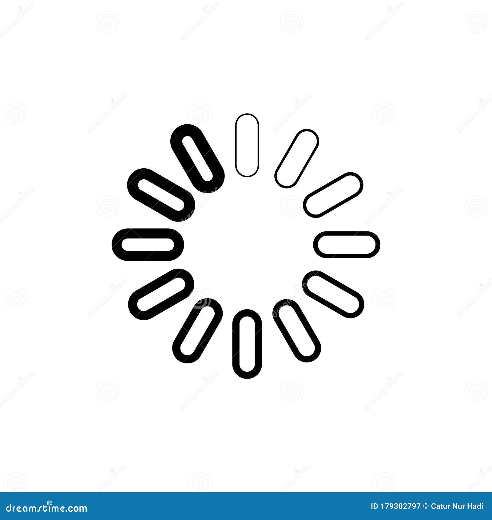 Refresh Icon Flat Vector Template Design Trendy Stock Vector ...