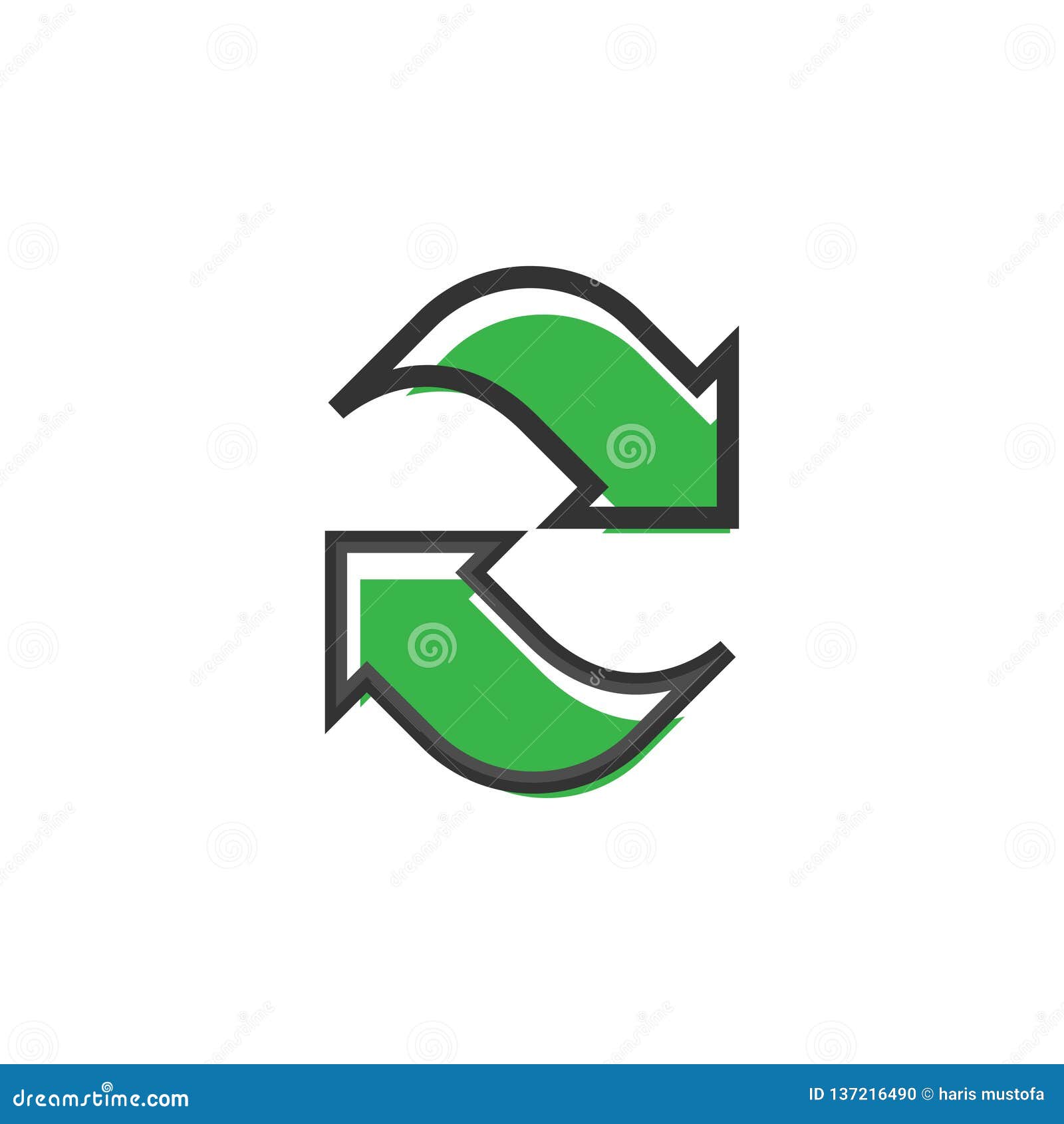 Refresh Icon Graphic Design Template Vector Stock Vector - Illustration ...