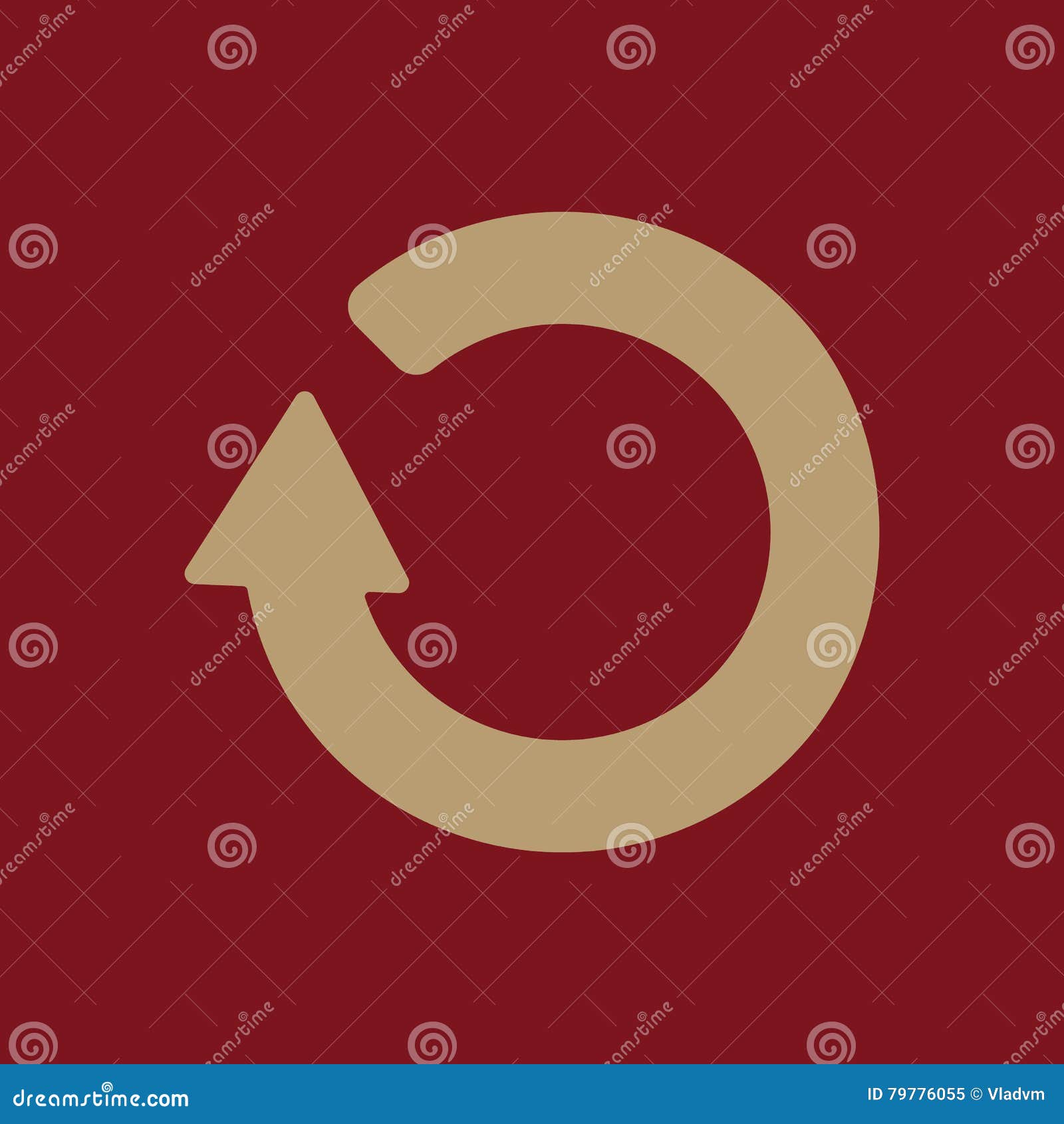 The Refresh Icon. Loading Symbol Stock Vector - Illustration of ...