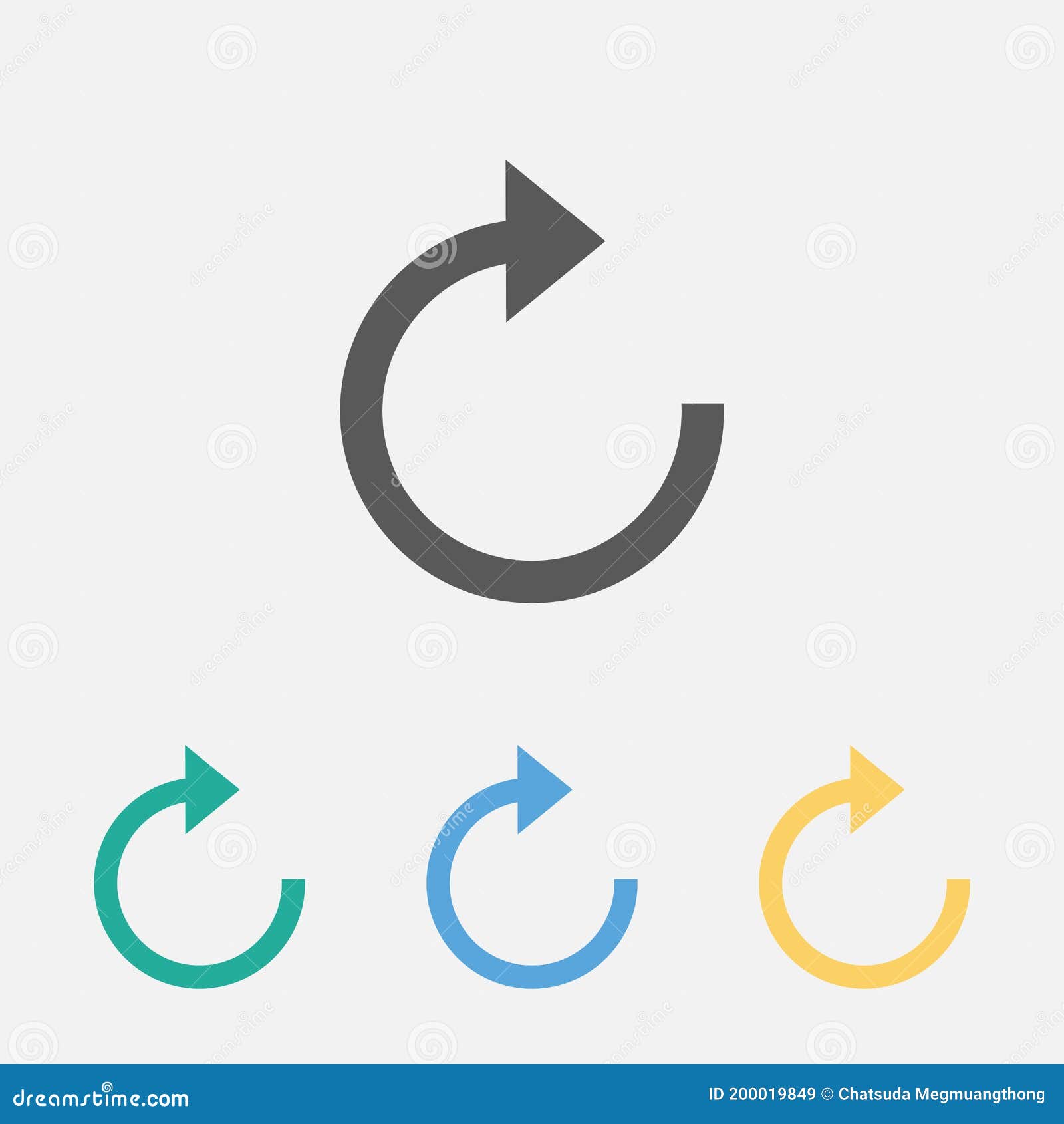 Refresh Icon, Reload, Restart, Reset, Loop Stock Vector - Illustration ...