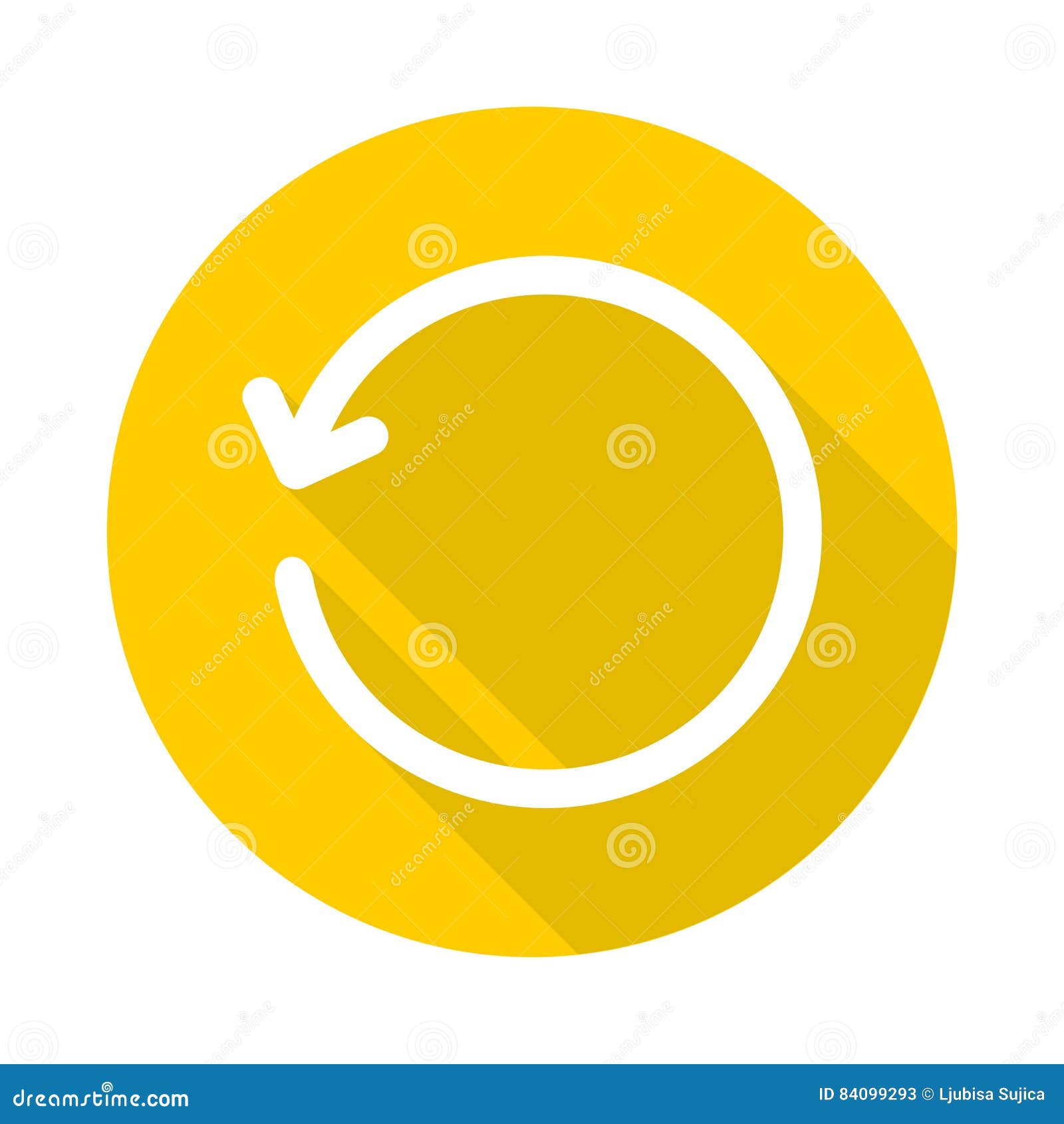 Refresh icon stock vector. Illustration of front, circle - 84099293