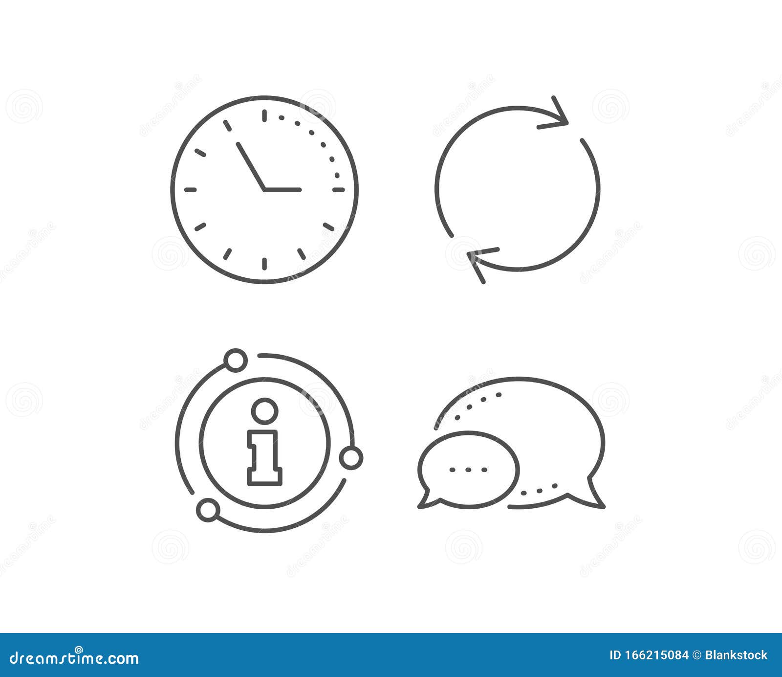 Refresh Line Icon. Rotation Arrow Sign. Vector Stock Vector ...