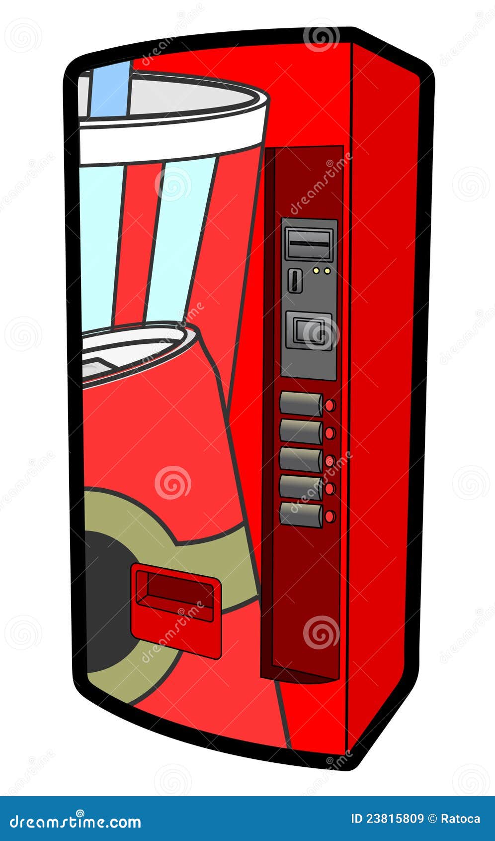 Refresh machine stock vector. Illustration of energy - 23815809