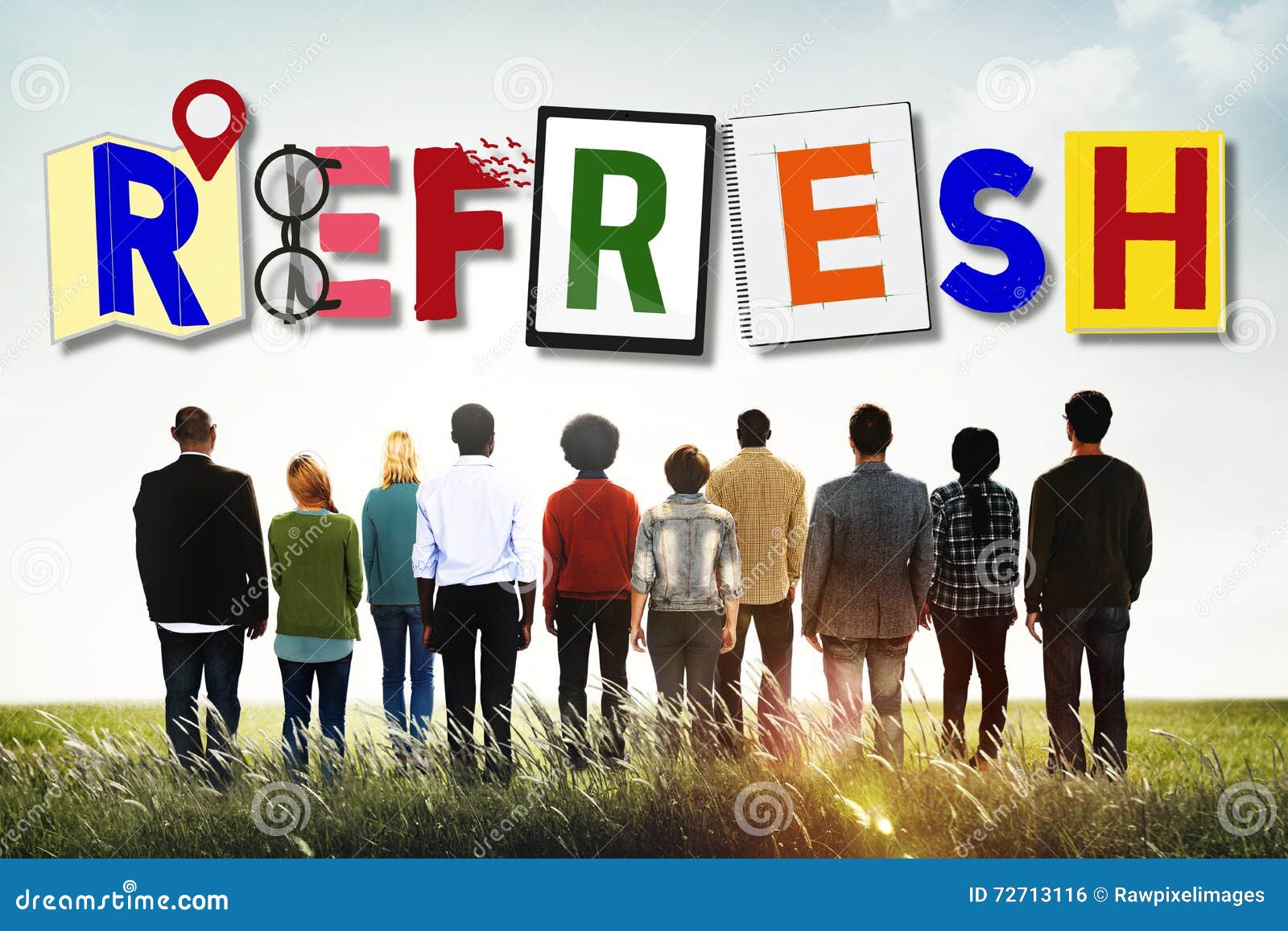 Refresh Restart Renew Revive Vitalize Concept Stock Photo - Image of ...