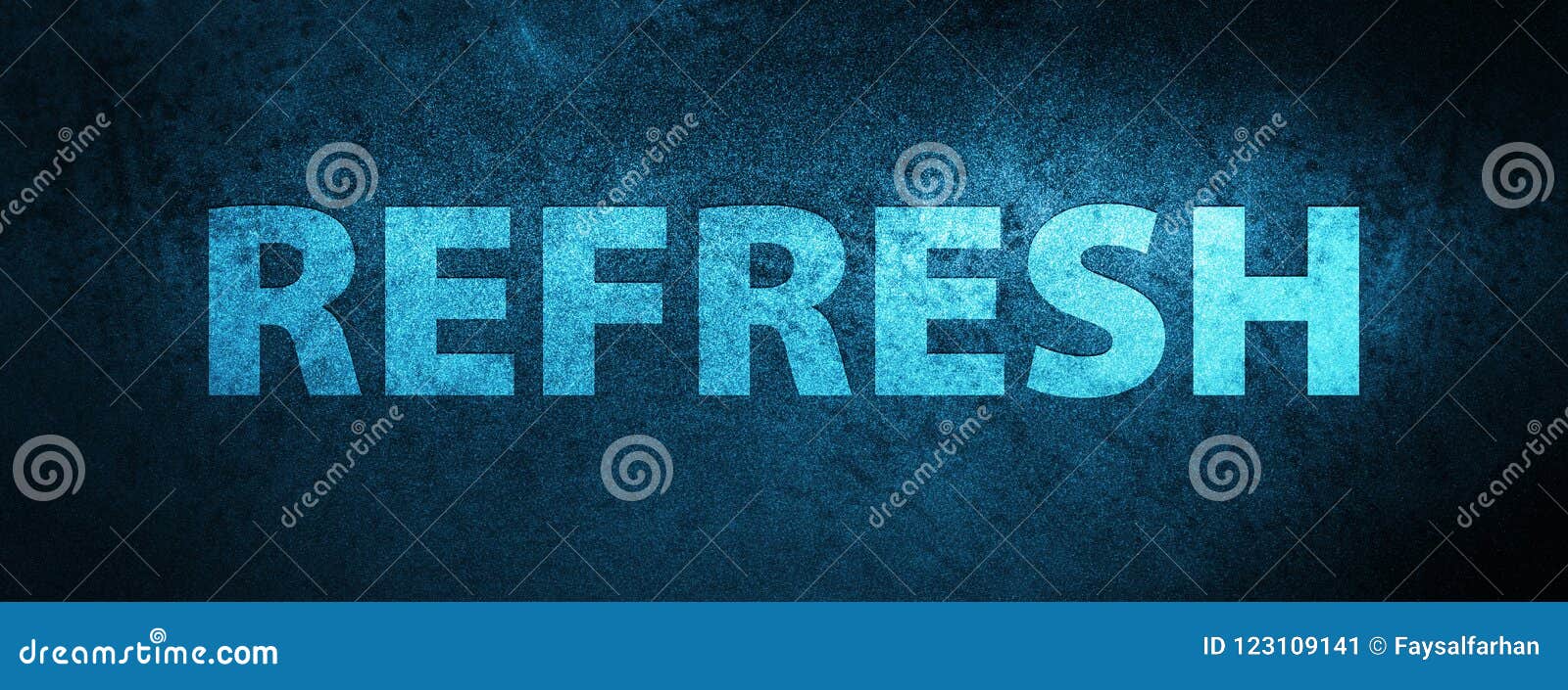Refresh Special Blue Banner Background Stock Illustration ...