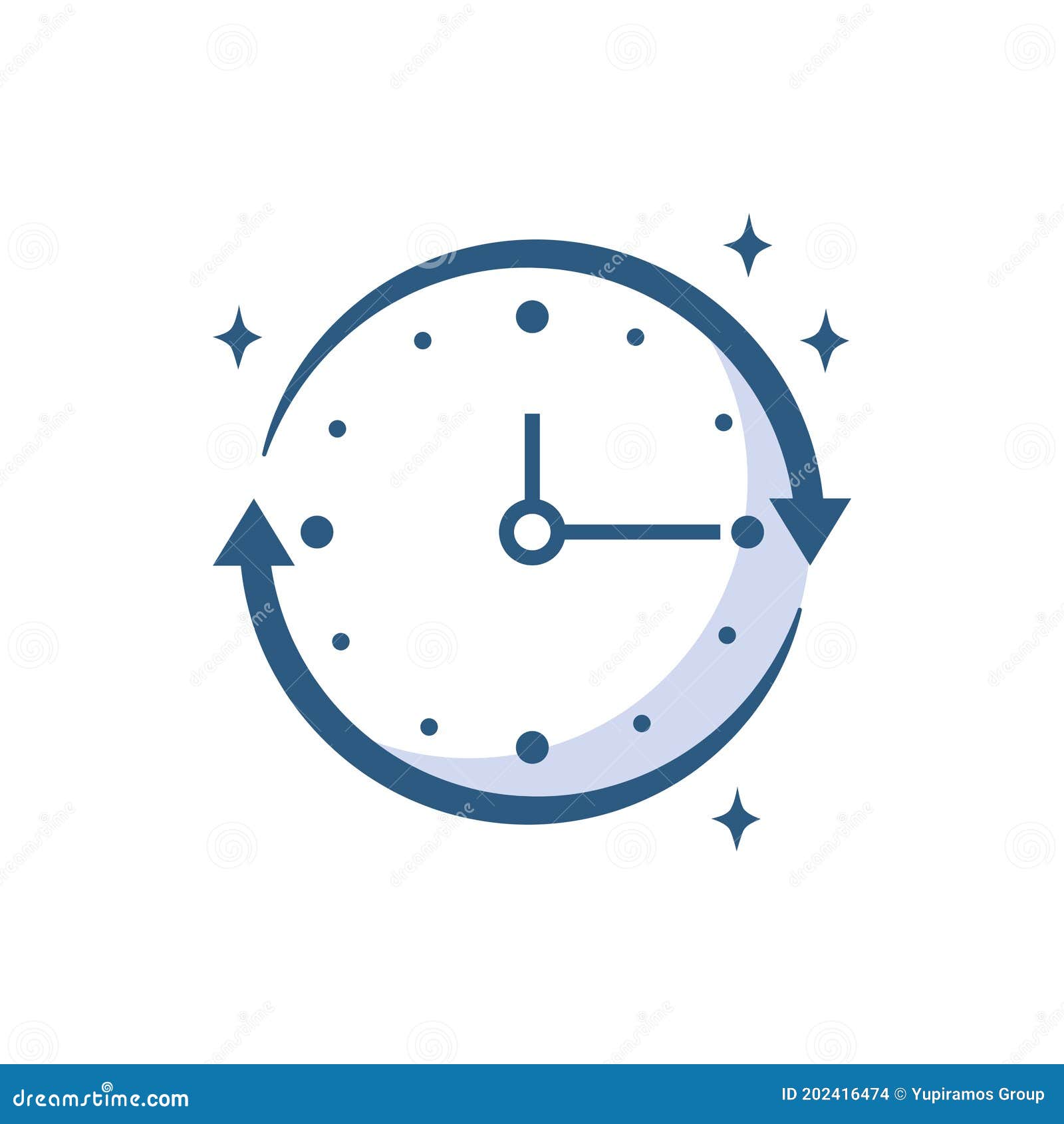 Refresh Time Progress Line Style Icon Stock Vector - Illustration of ...