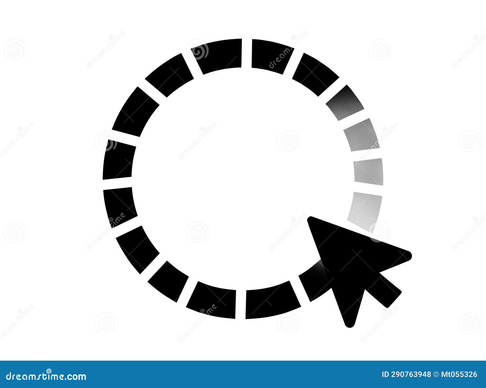 Refresh, Update Icons and Media on the Computer Stock Illustration ...