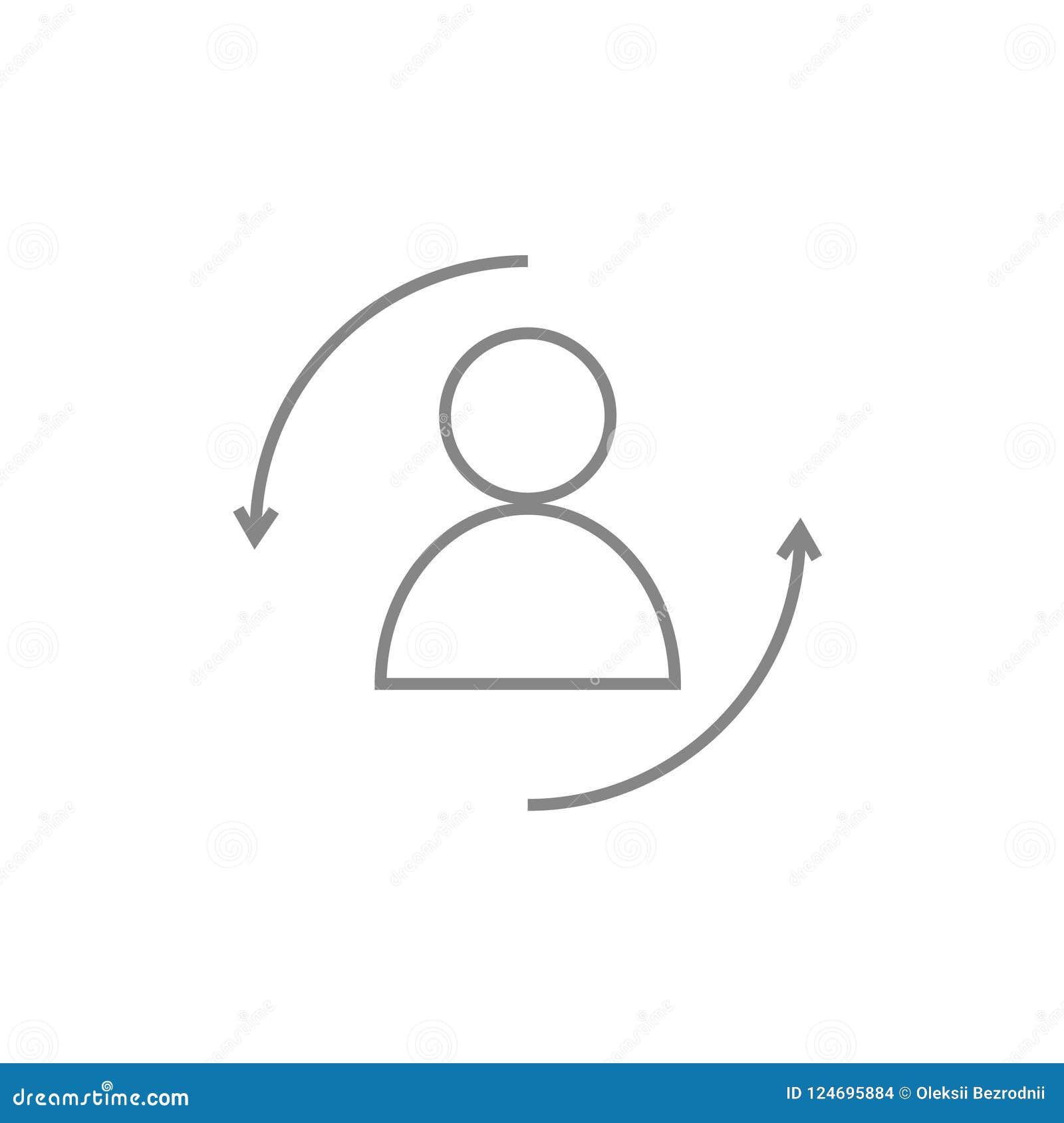 Refresh and Update Profile Icon Stock Vector - Illustration of ...