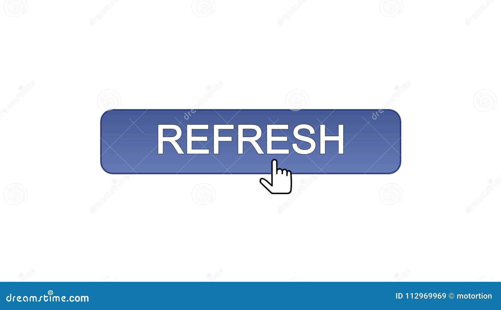 Refresh Web Interface Button Clicked with Mouse Cursor, Violet Color, Innovation Stock ...