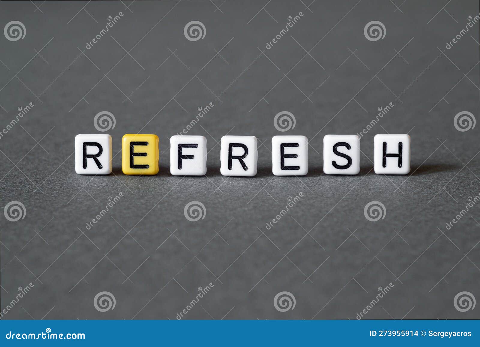 Refresh - Word Concept on Cubes Stock Photo - Image of refresh, relax ...