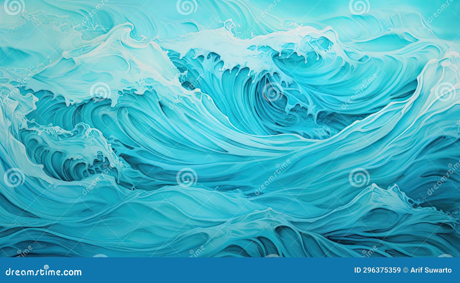 Refreshing Aqua Waves in the Ocean - Abstract Liquid Motion Backgrounds ...