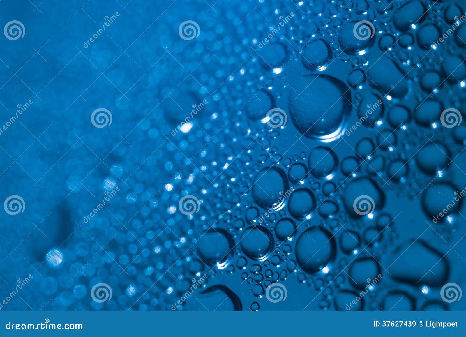Refreshing Blue Watery Background Stock Image - Image of pure, fresh ...