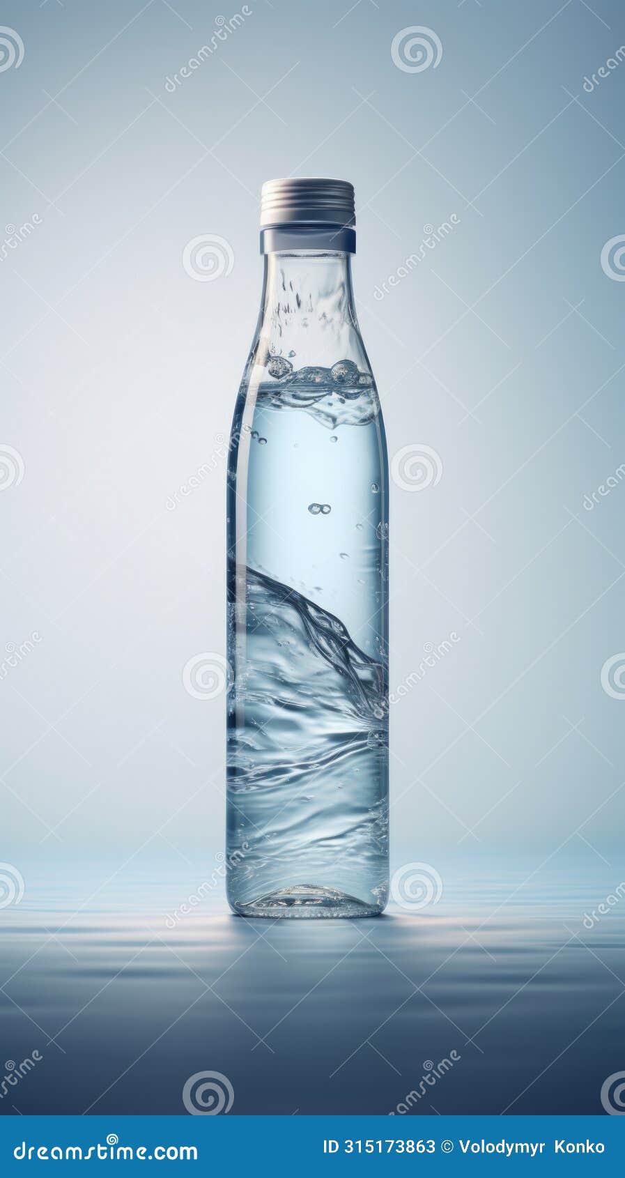 A Refreshing Bottle of Water Stock Image - Image of hydration, plastic ...