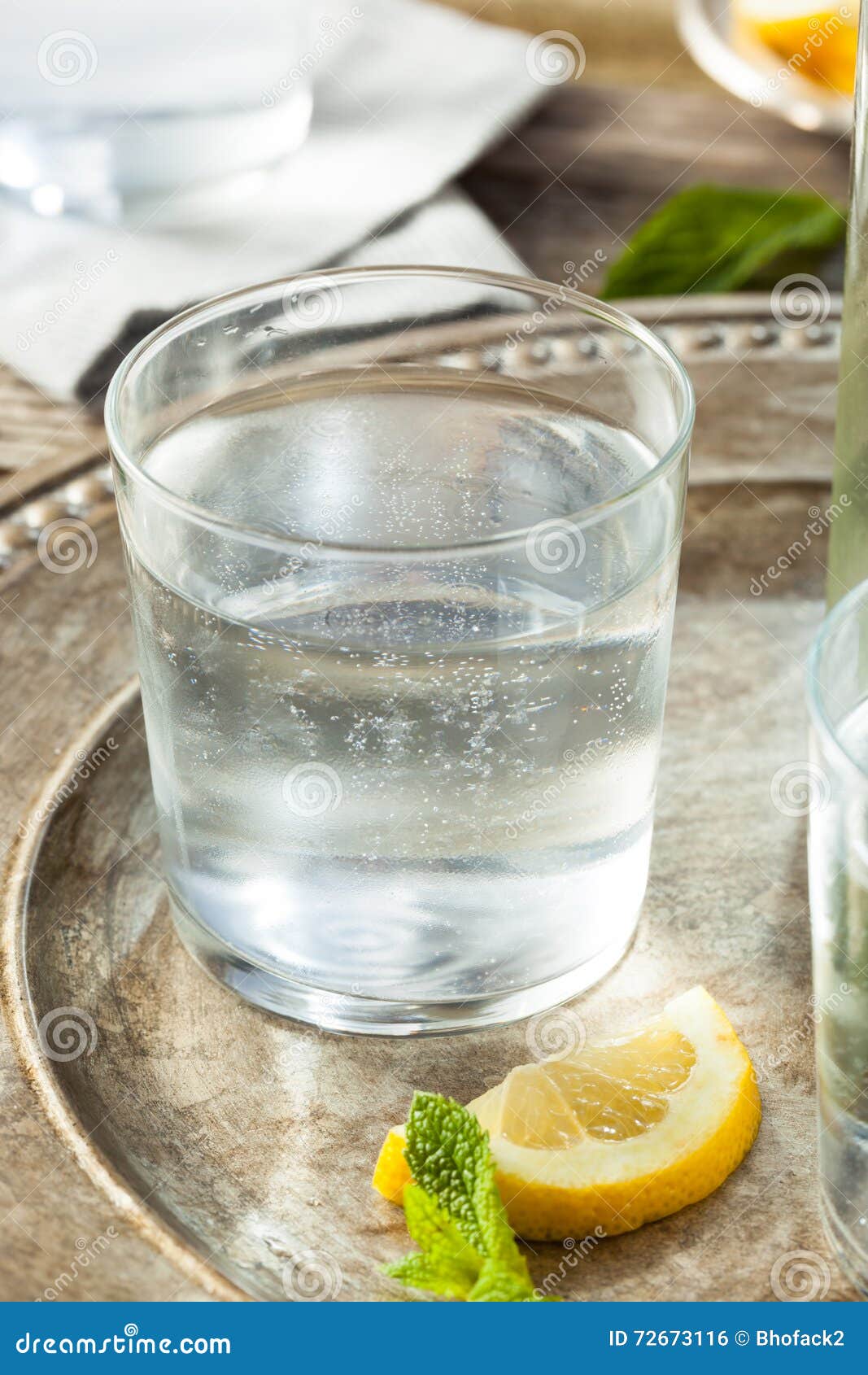 Refreshing Clear Sparkling Water Stock Photo - Image of drinking, fresh ...