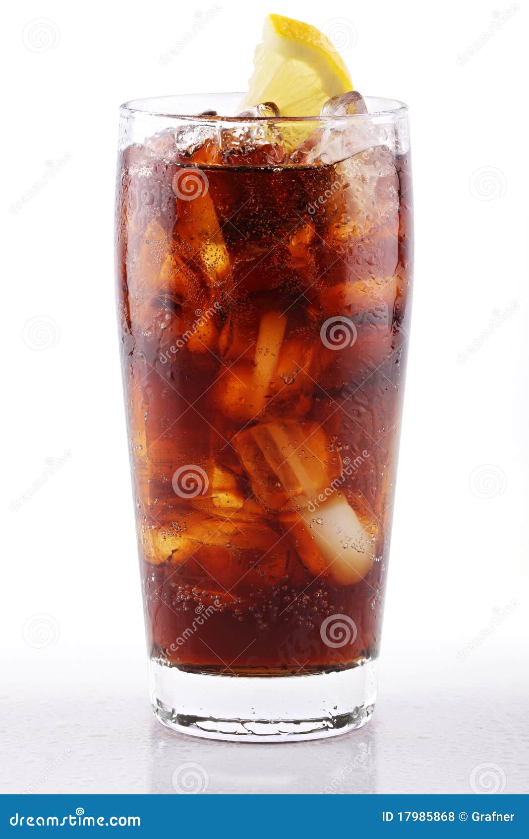 Refreshing Cola I stock photo. Image of lemon, cool, softdrink - 17985868