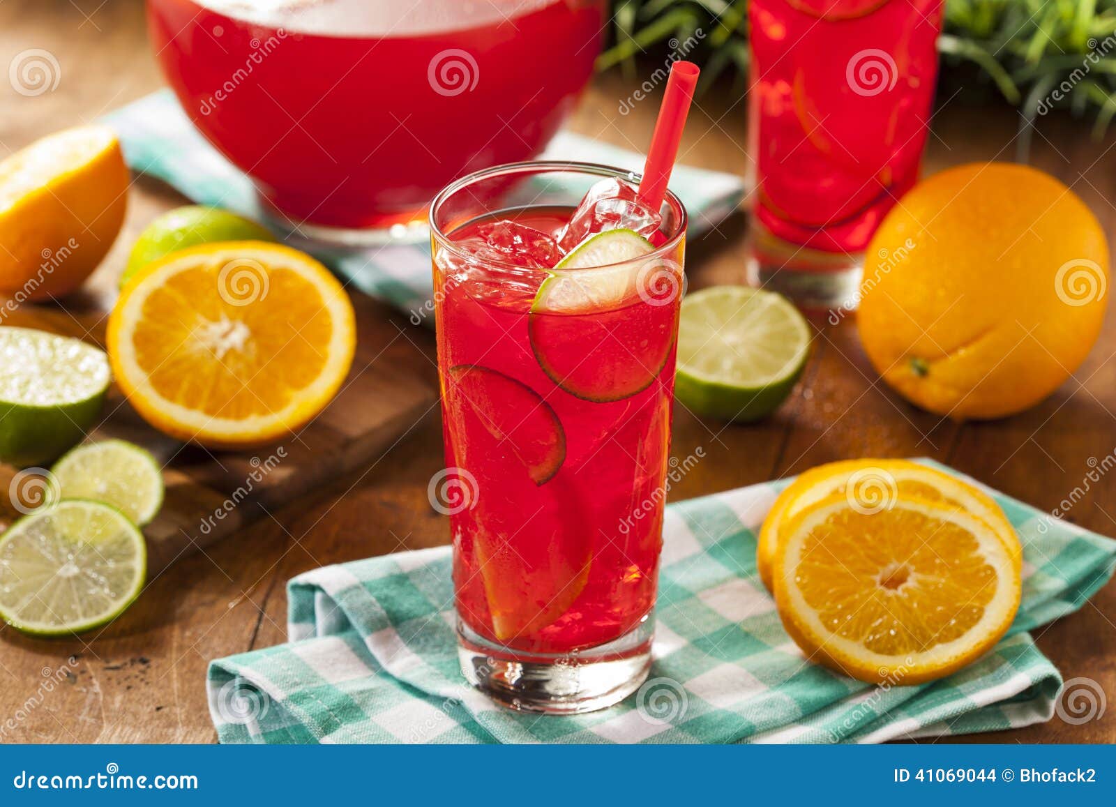 Refreshing Cold Fruit Punch Stock Photo - Image of fresh, refreshing ...