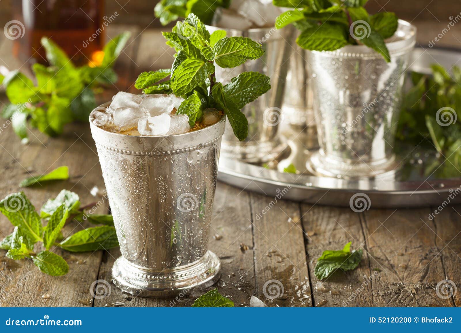 Refreshing Cold Mint Julep stock photo. Image of classic - 52120200