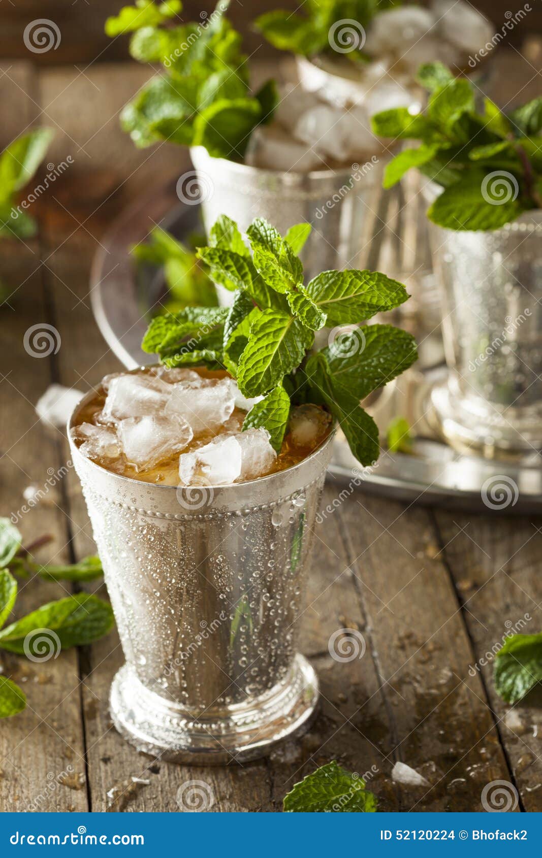 Refreshing Cold Mint Julep stock photo. Image of cold - 52120224