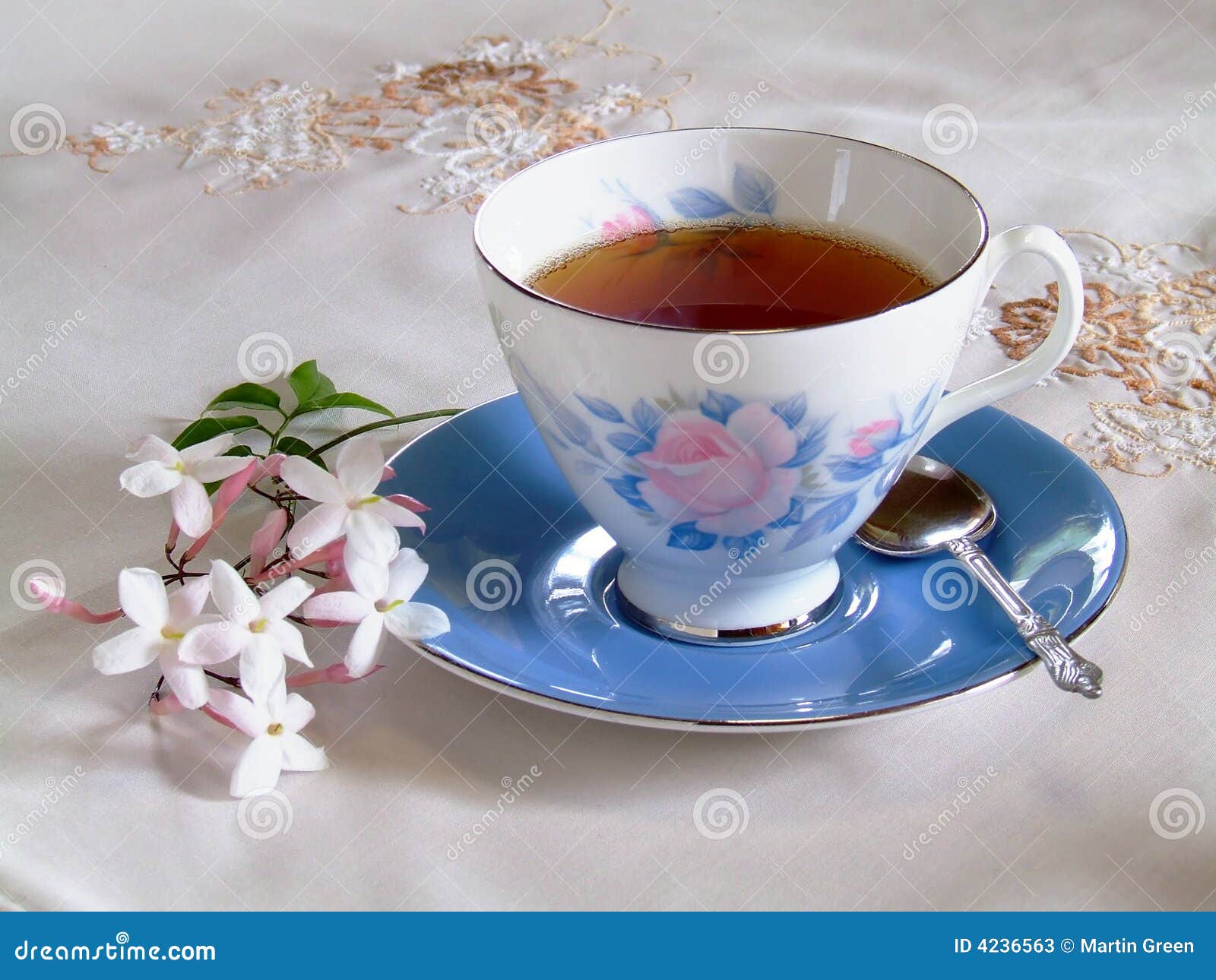 Refreshing Cup of Tea stock image. Image of brew, bone - 4236563
