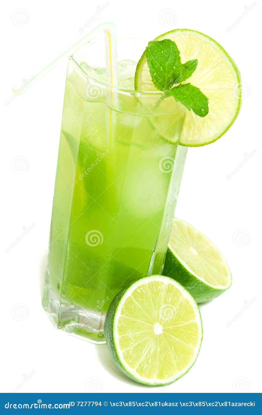 Refreshing drink stock photo. Image of slice, lemon, cool - 7277794