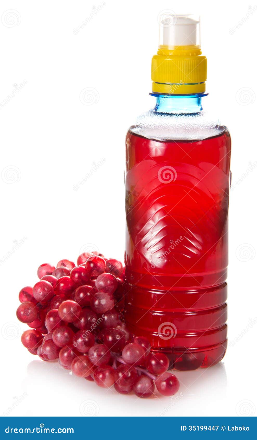 Refreshing Drink in a Plastic Bottle Stock Image - Image of compote ...