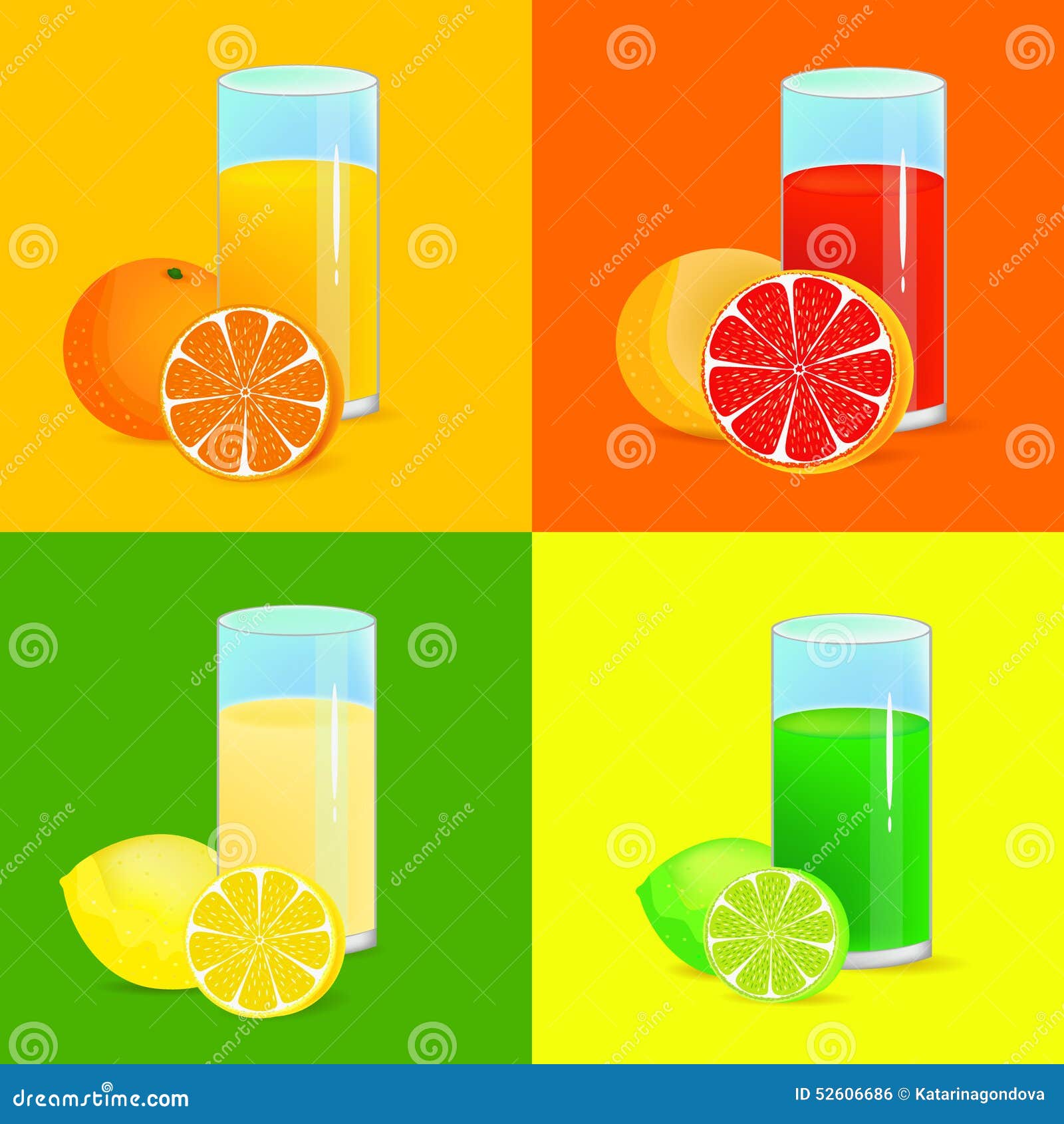 Refreshing drinks stock illustration. Illustration of refreshment ...