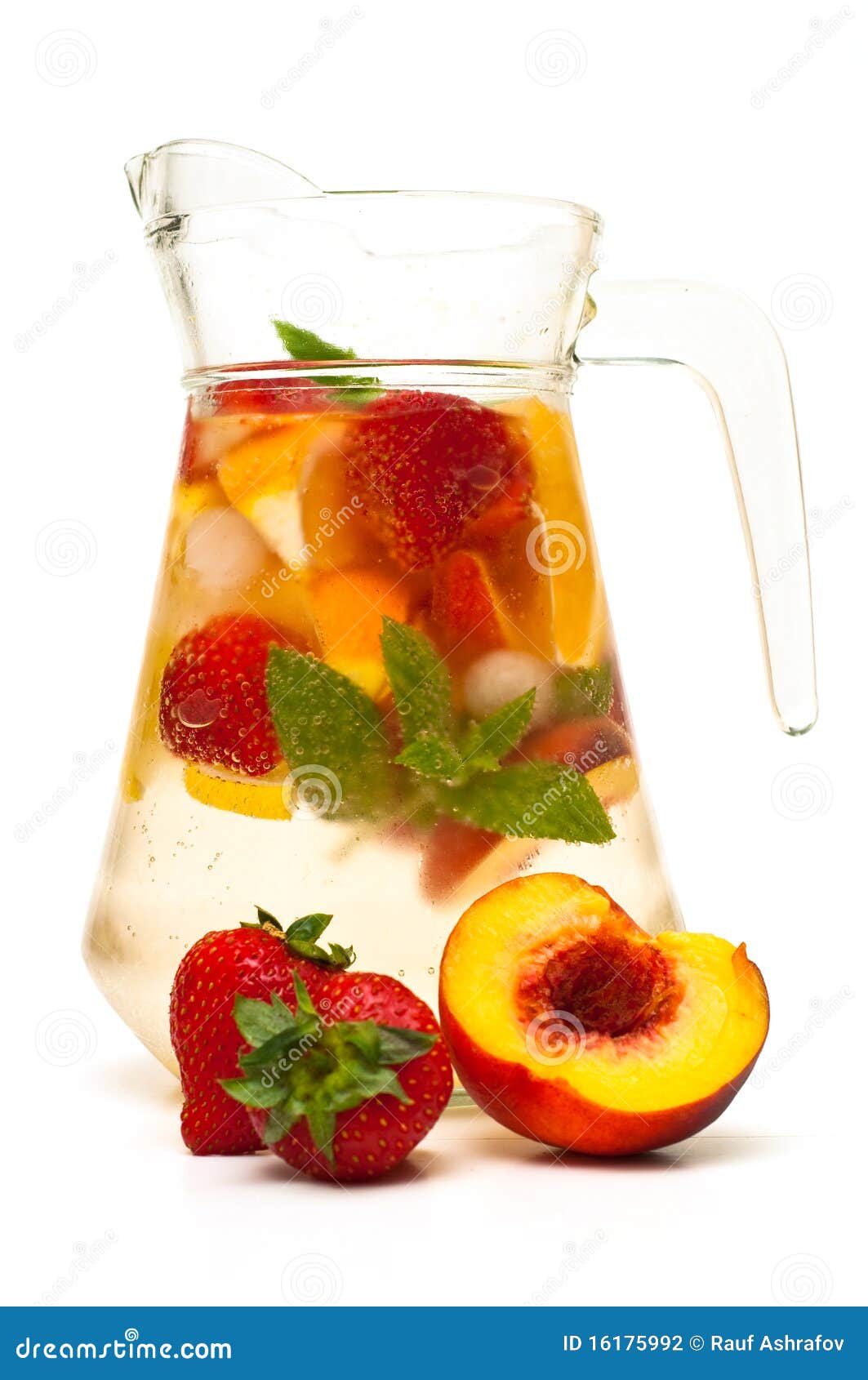 Refreshing fruit cocktail stock photo. Image of cold - 16175992