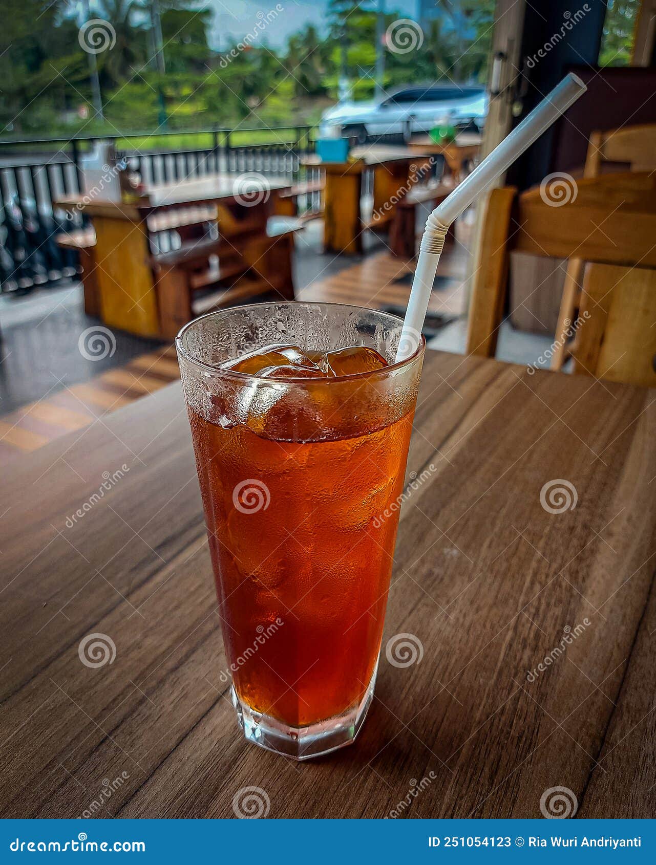 A Refreshing Glass of Iced Tea Stock Image - Image of fruit, produce ...