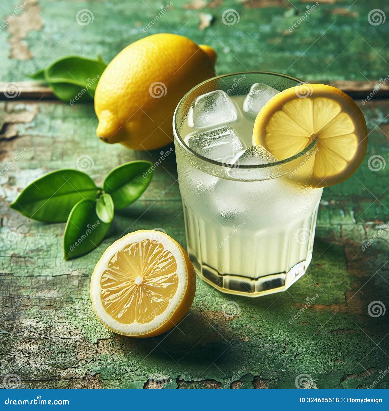 Refreshing Glass Of Soda Over Ice, Perfect Thirst Quencher Stock ...