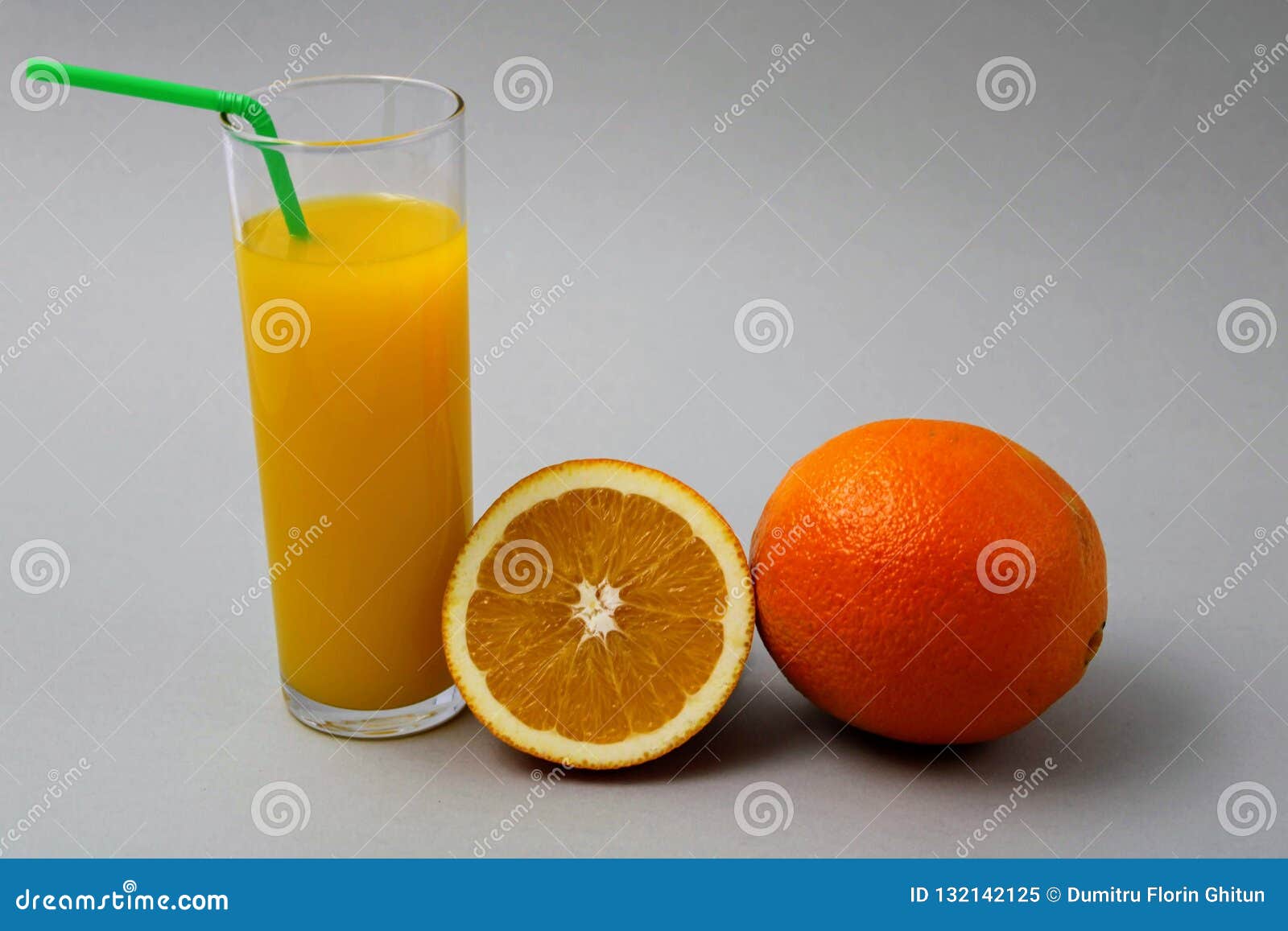 Refreshing glass of orange stock image. Image of juice - 132142125