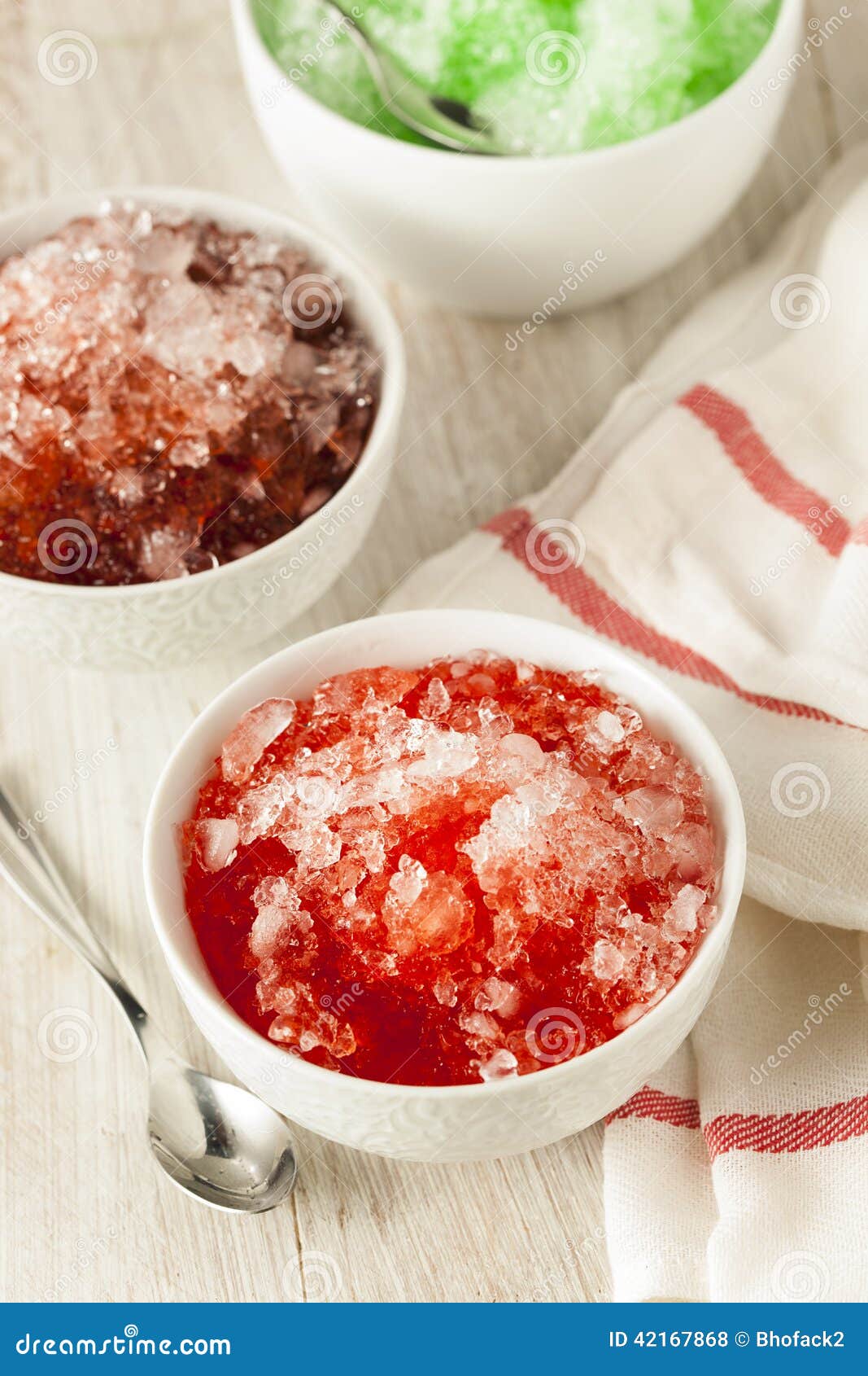 Refreshing Homemade Shaved Ice Stock Photo - Image of refreshment ...