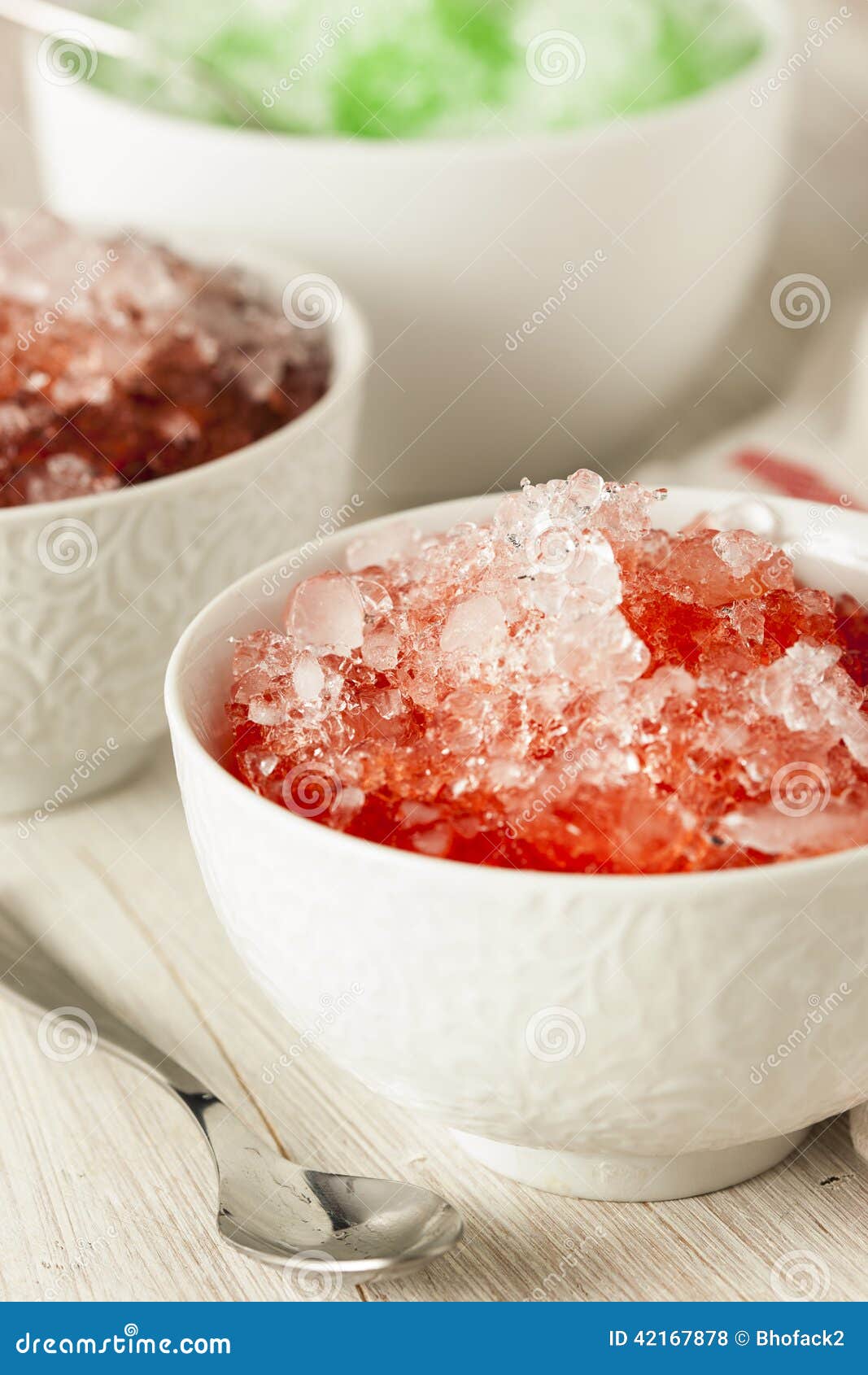 Refreshing Homemade Shaved Ice Stock Photo - Image of bowl, flavor ...