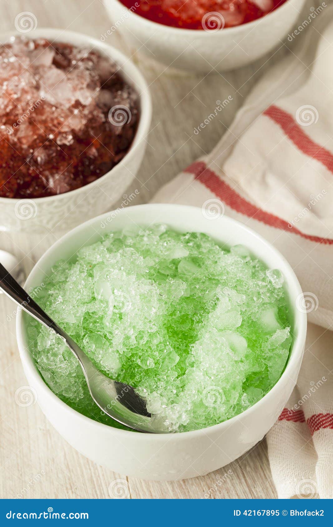 Refreshing Homemade Shaved Ice Stock Image - Image of snack, indulgence ...