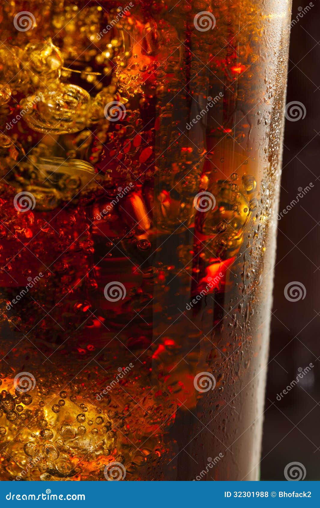 Refreshing Ice Cold Soda Pop Stock Photo - Image of cool, bubble: 32301988