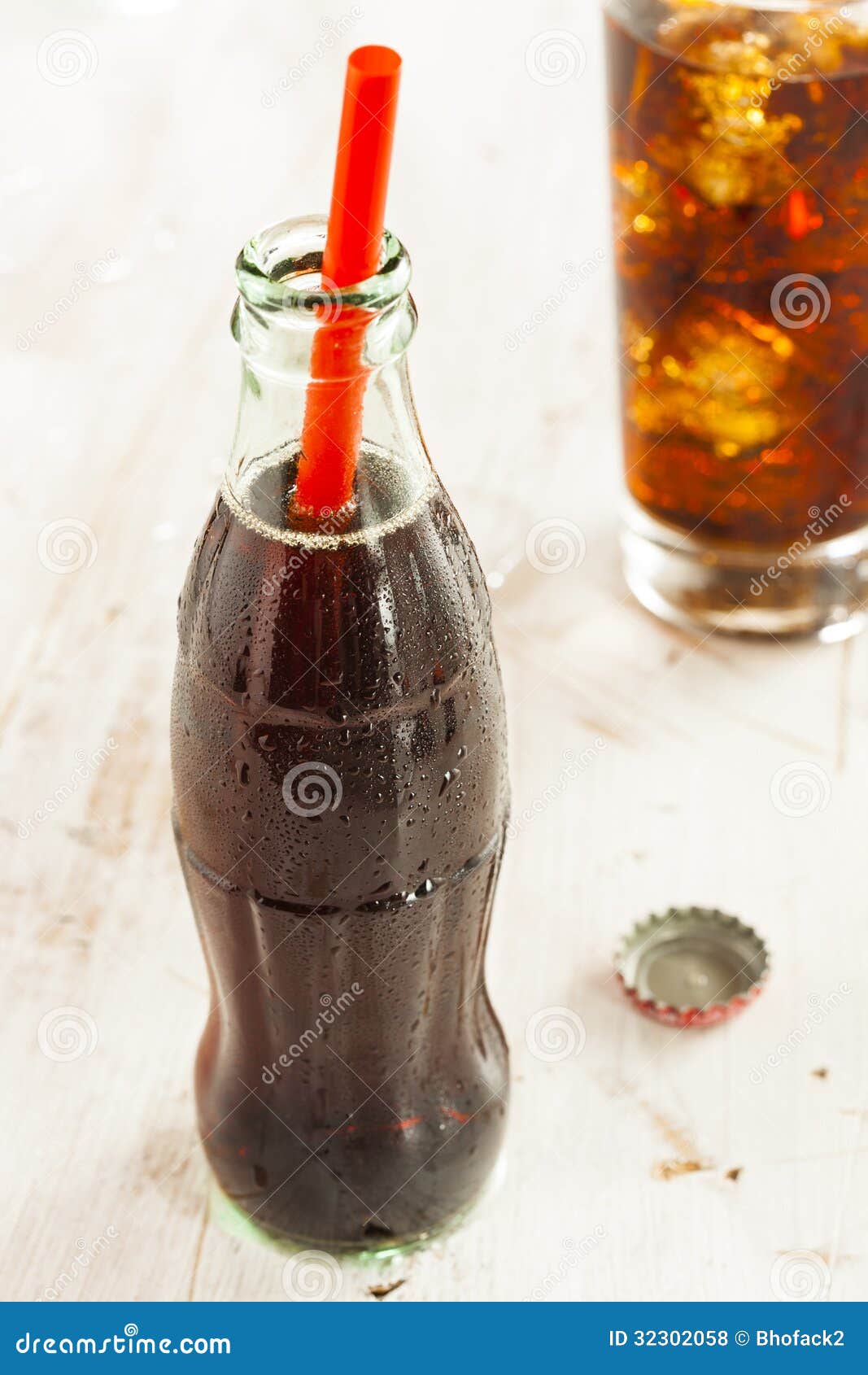Refreshing Ice Cold Soda Pop Stock Photo - Image of refreshment, cold ...