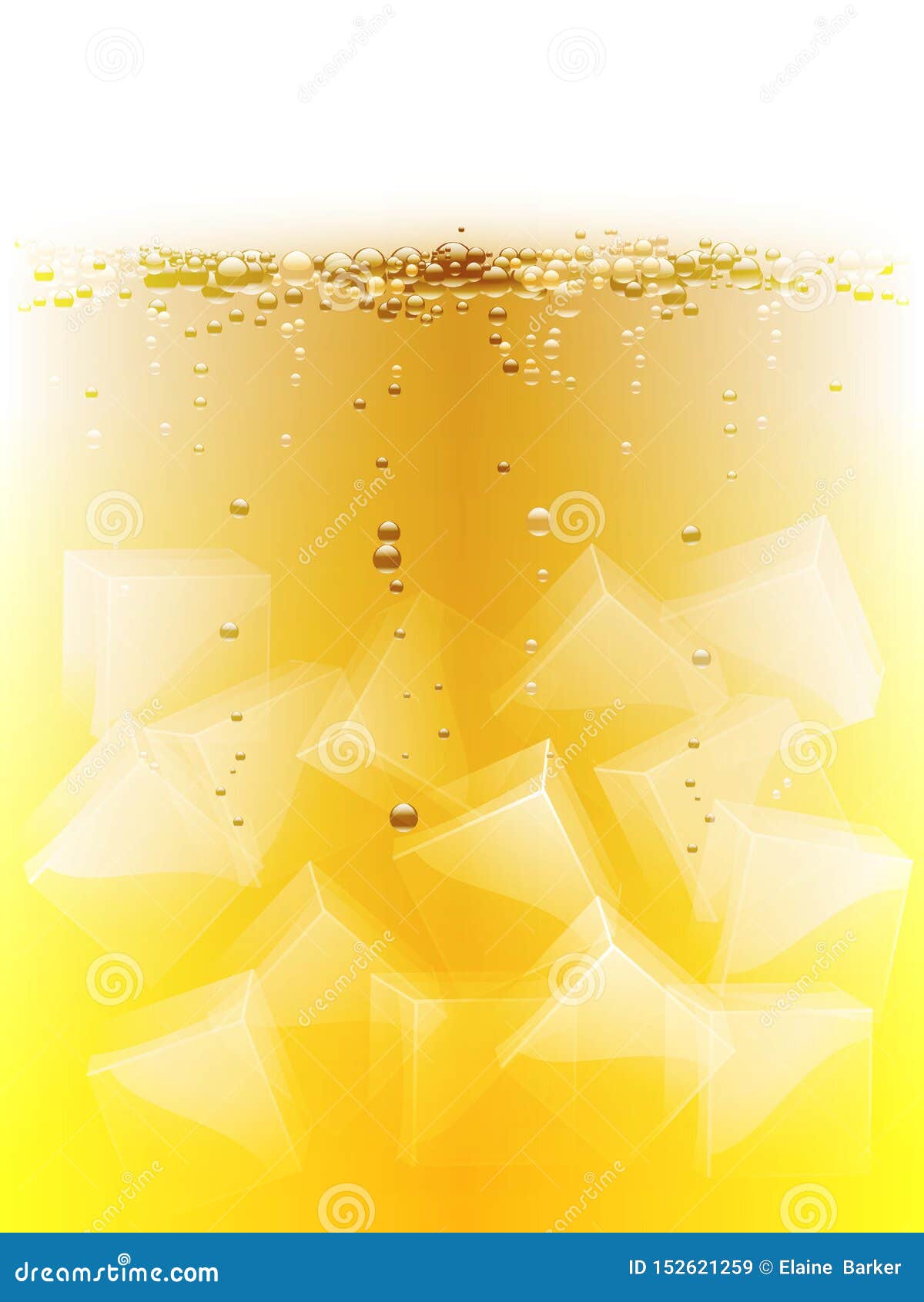 Refreshing Ice Drink Background Stock Vector - Illustration of portrait ...