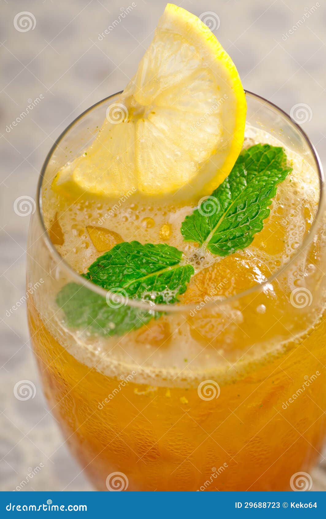 Refreshing Ice tea stock image. Image of health, brown - 29688723