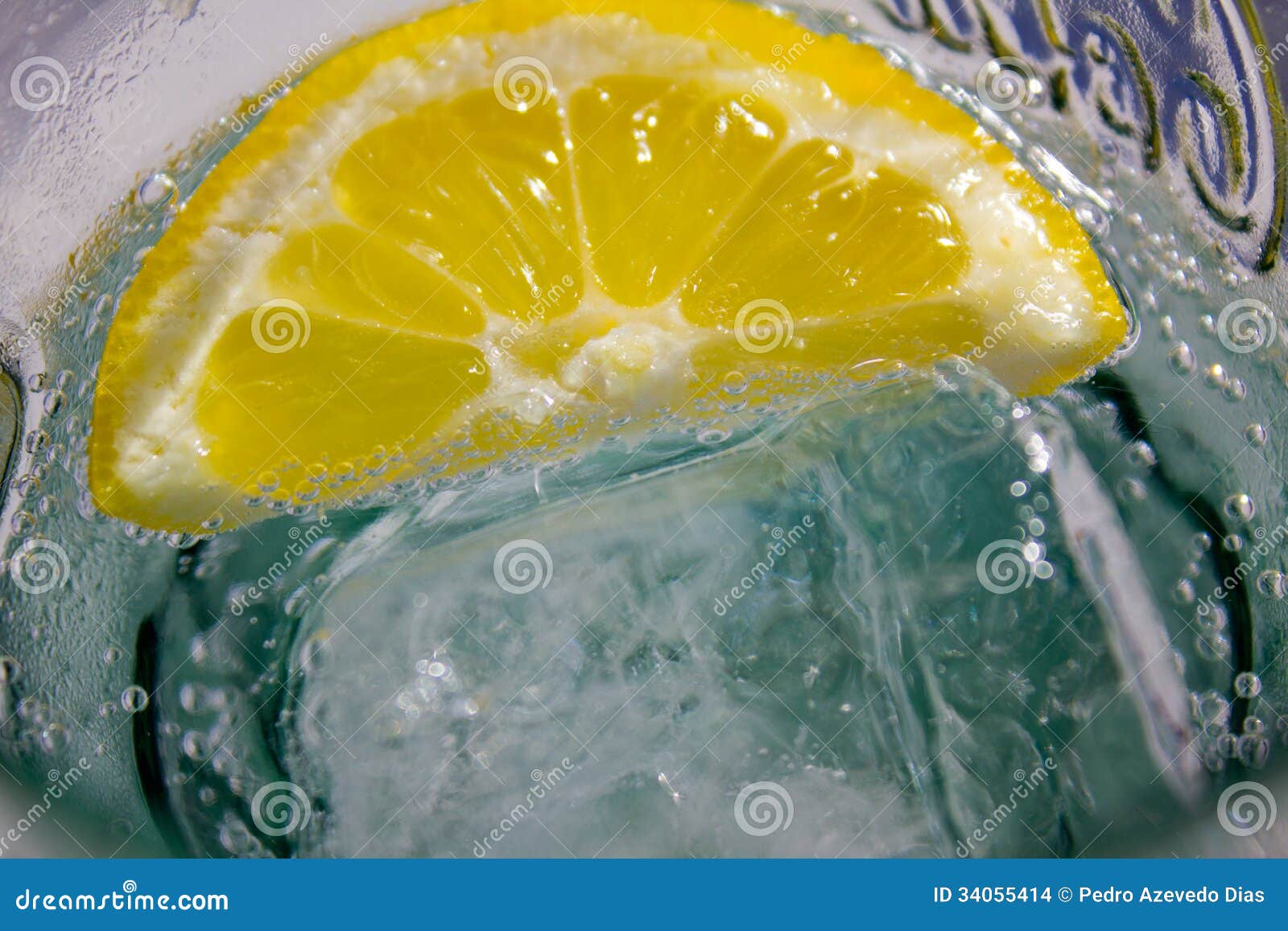Refreshing Lemon Sparkle Drink Stock Photo - Image of food, people ...